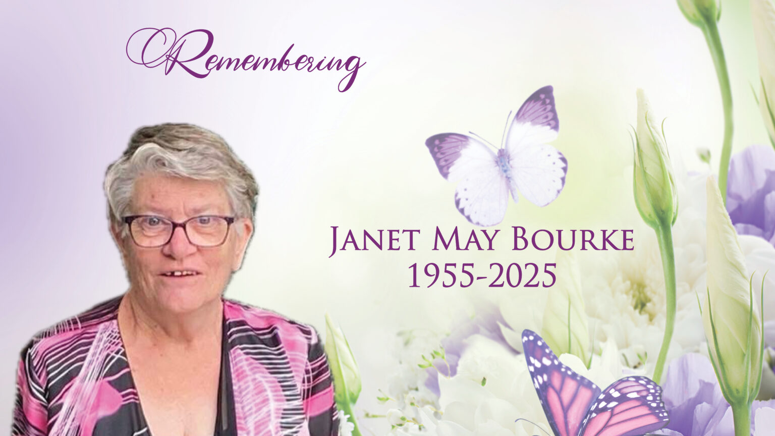 BOURKE: Janet May - Abelia Lady Funerals